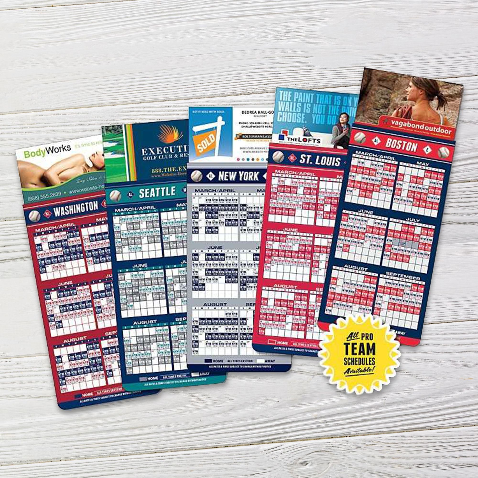 Tampa Bay Baseball Schedule Magnet ‚ MLB Edition | Captain Notepad