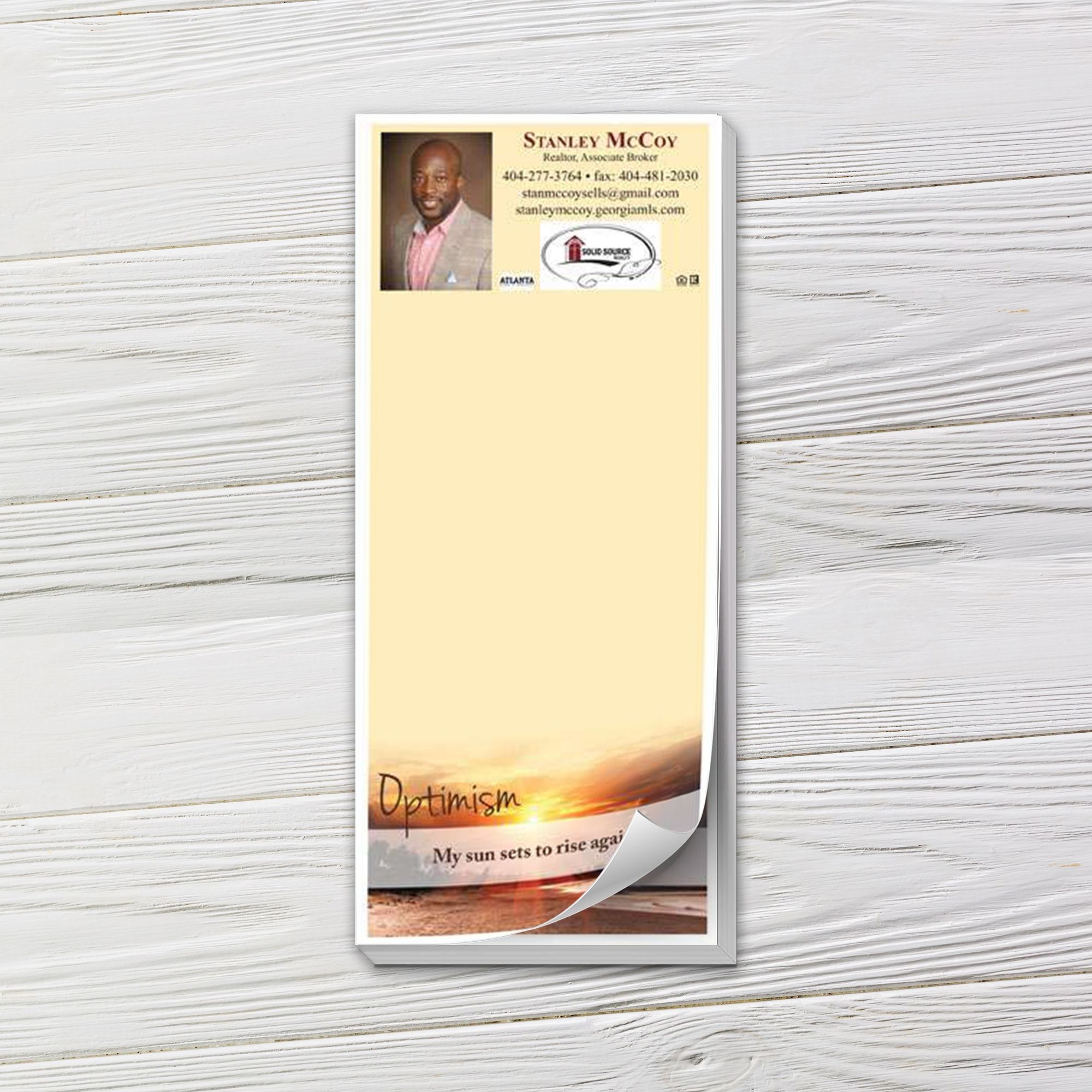 Custom Notepads | Inspirational Optimism (Inspirational Notepads ...