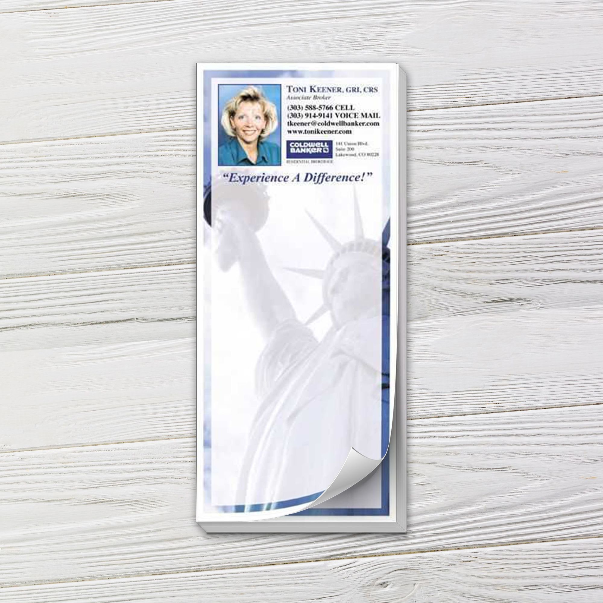 Custom Notepads | Patriotic Liberty Statue | Captain Notepad