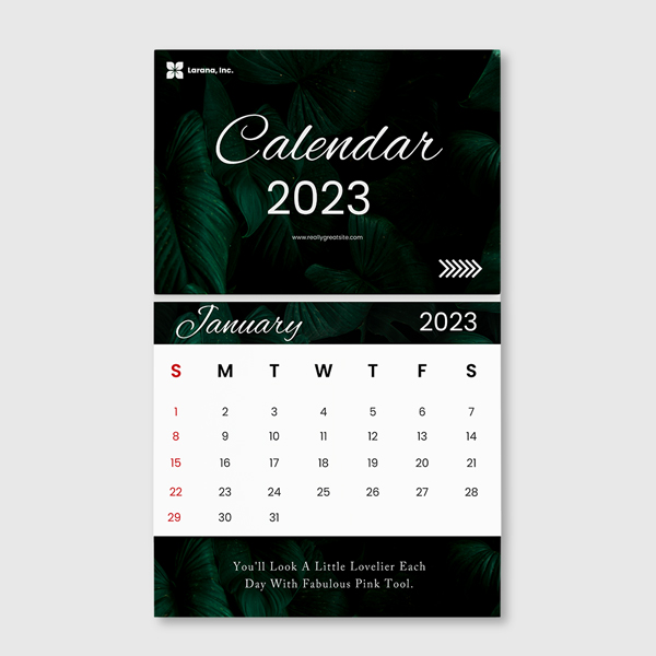 11x8.5 Calendars - Captain Notepad, Inc.