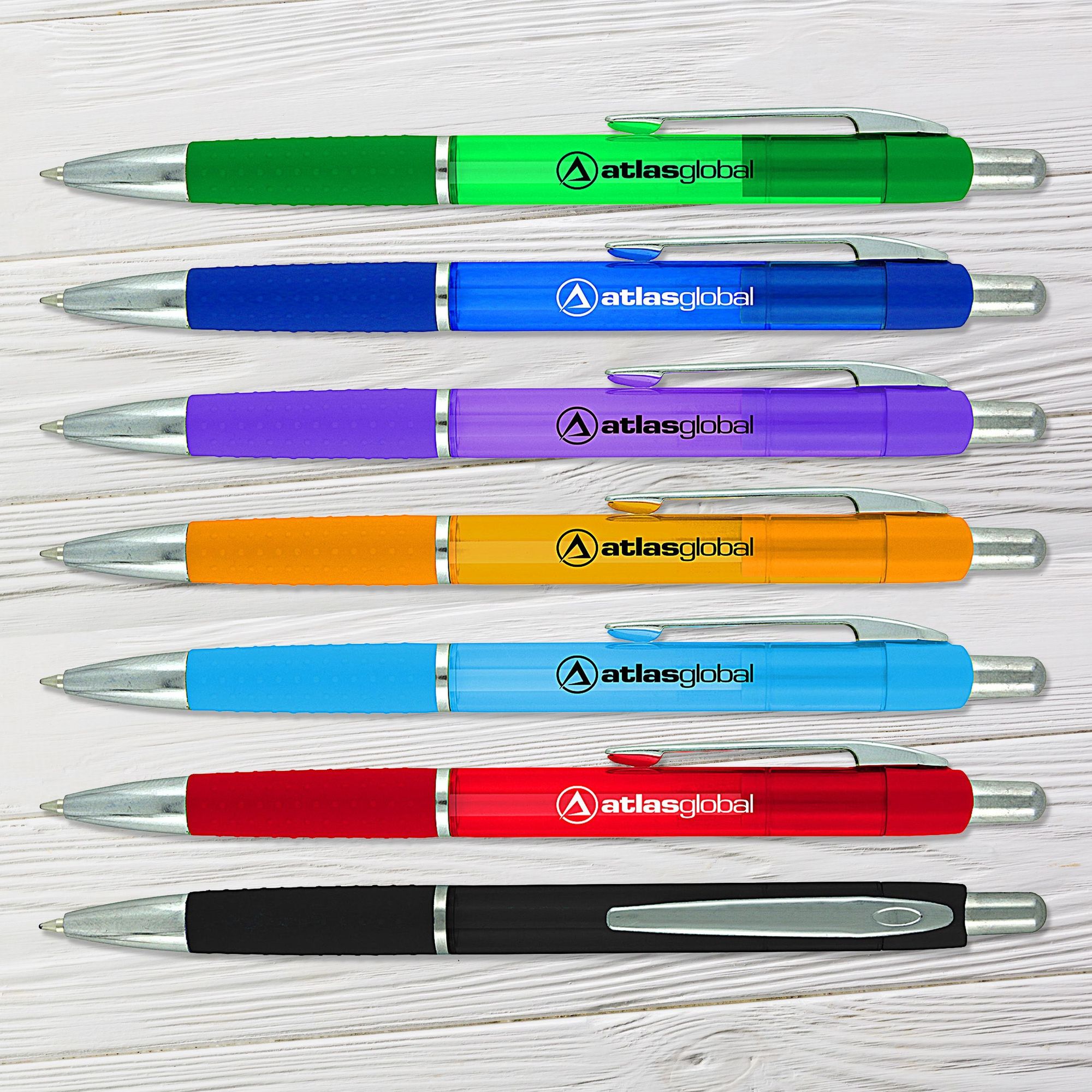 The Slim Pen - Translucent (Click Pens) | Captain Notepad