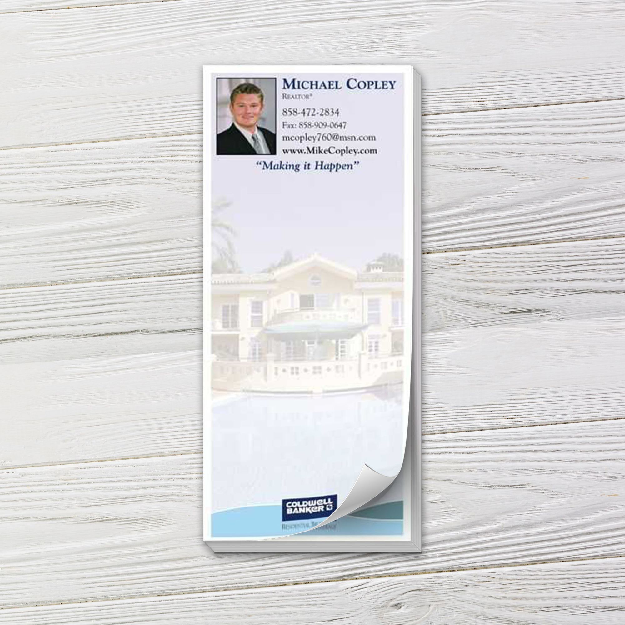 Custom Notepads | Real Estate New Home (Real Estate Theme Marketing ...