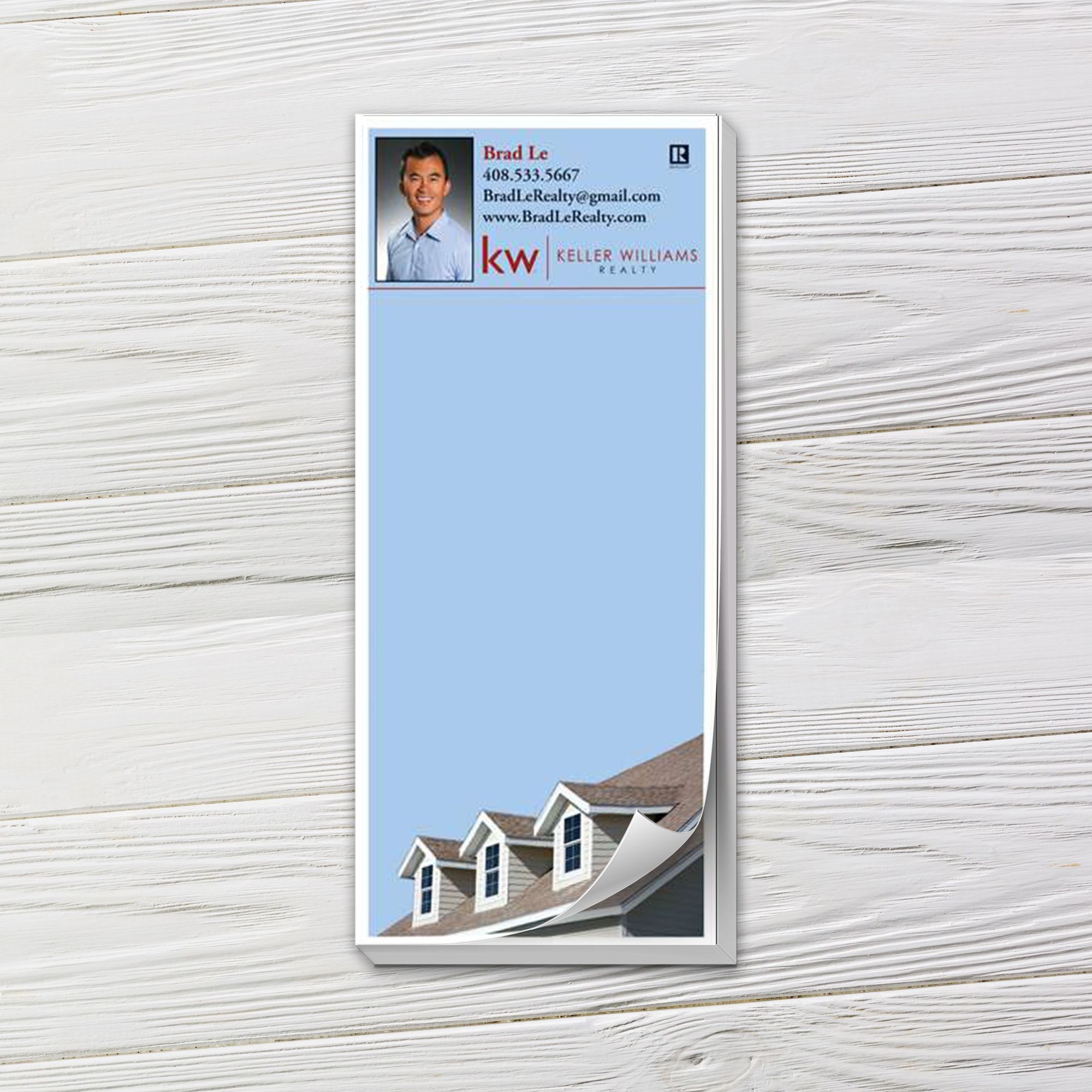 Rooftop Real Estate Notepad | Realtor Marketing Notepad | Captain Notepad