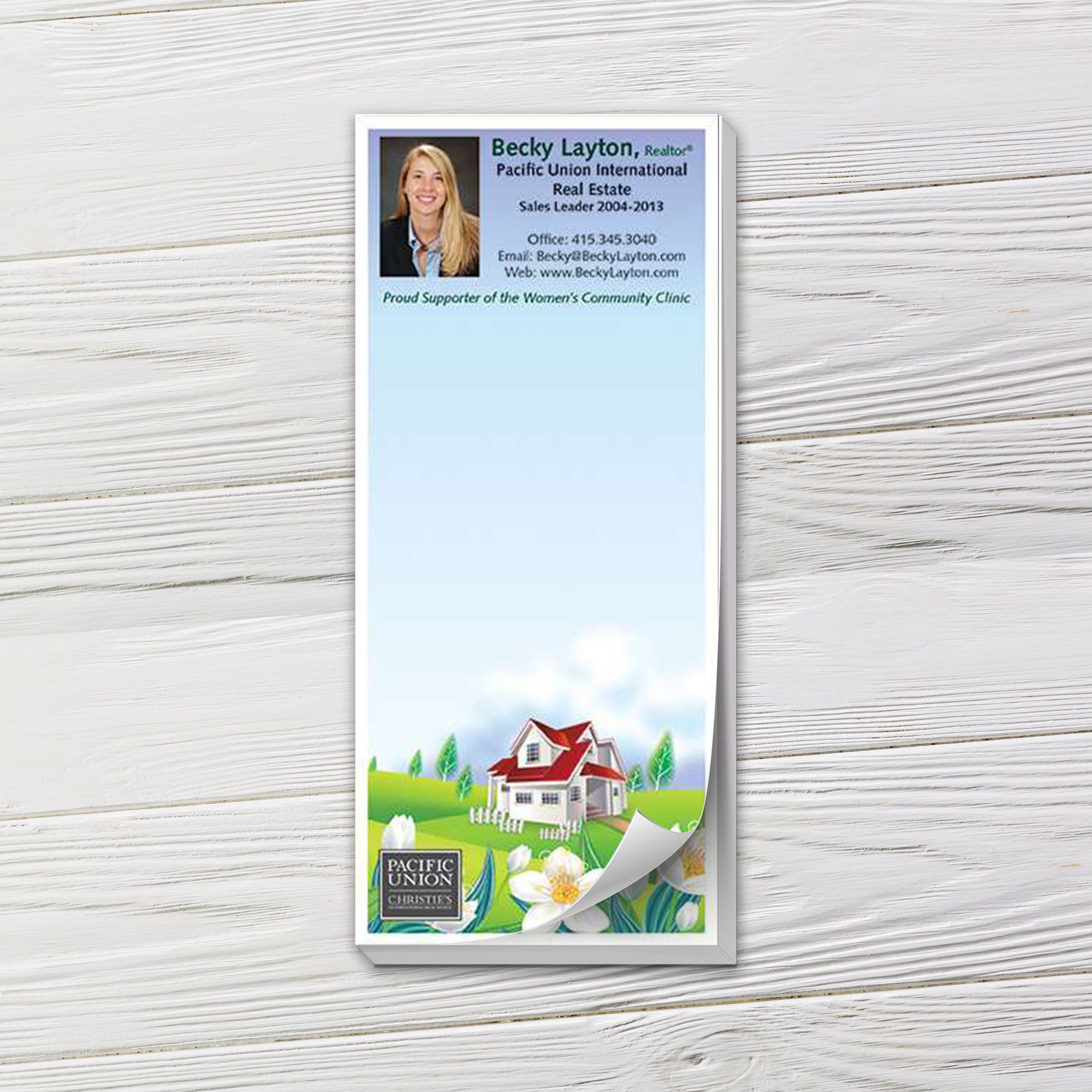 Full Color Custom Notepad | Summer Inspired 25 Sheets | Captain Notepad