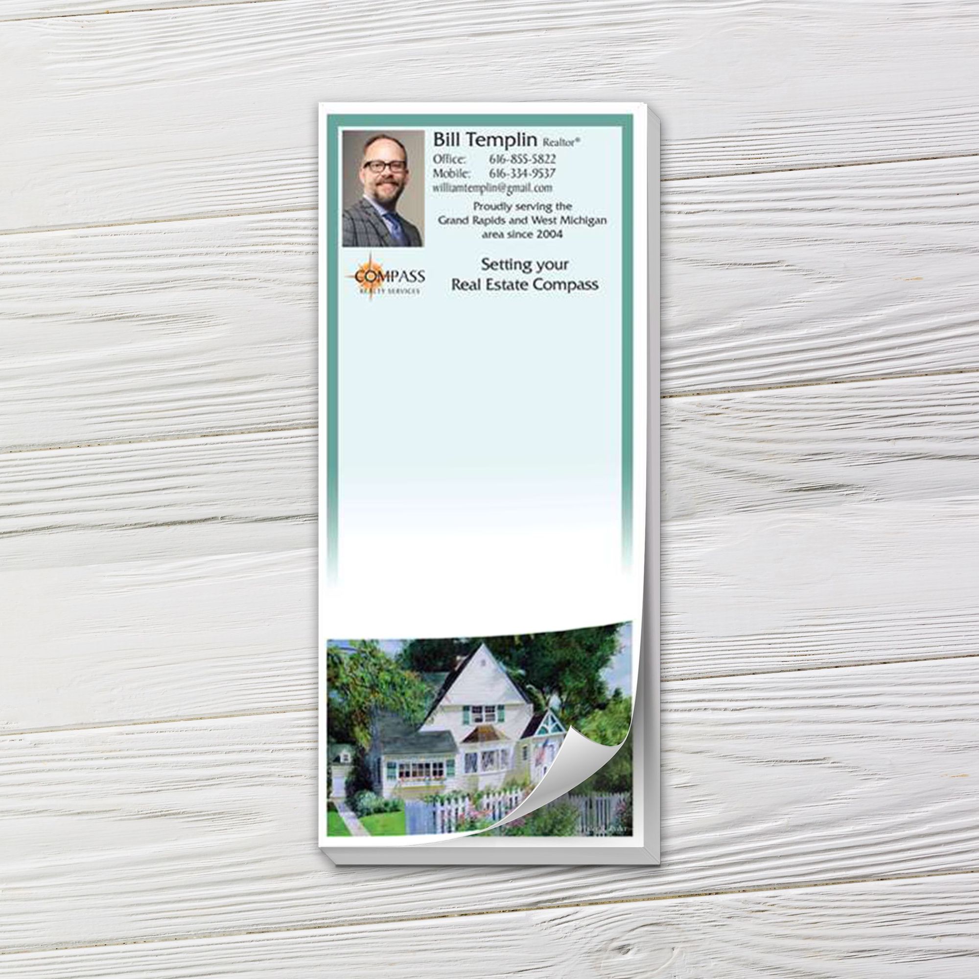 Custom Memo Pad ‚Real Estate Theme | Captain Notepad