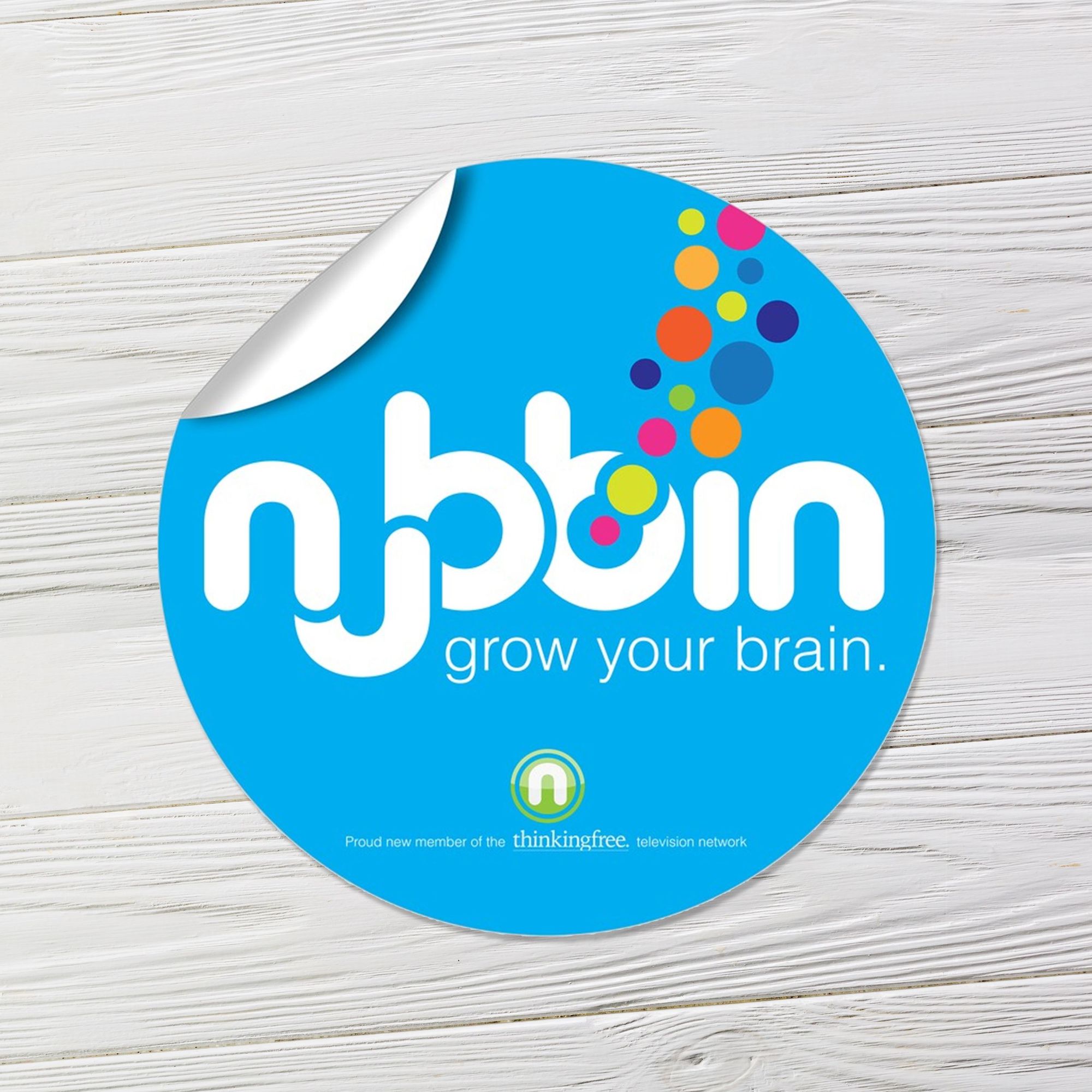 UV Coated Vinyl ‚4 Inch Circle | Stickers &Labels | Captain Notepad