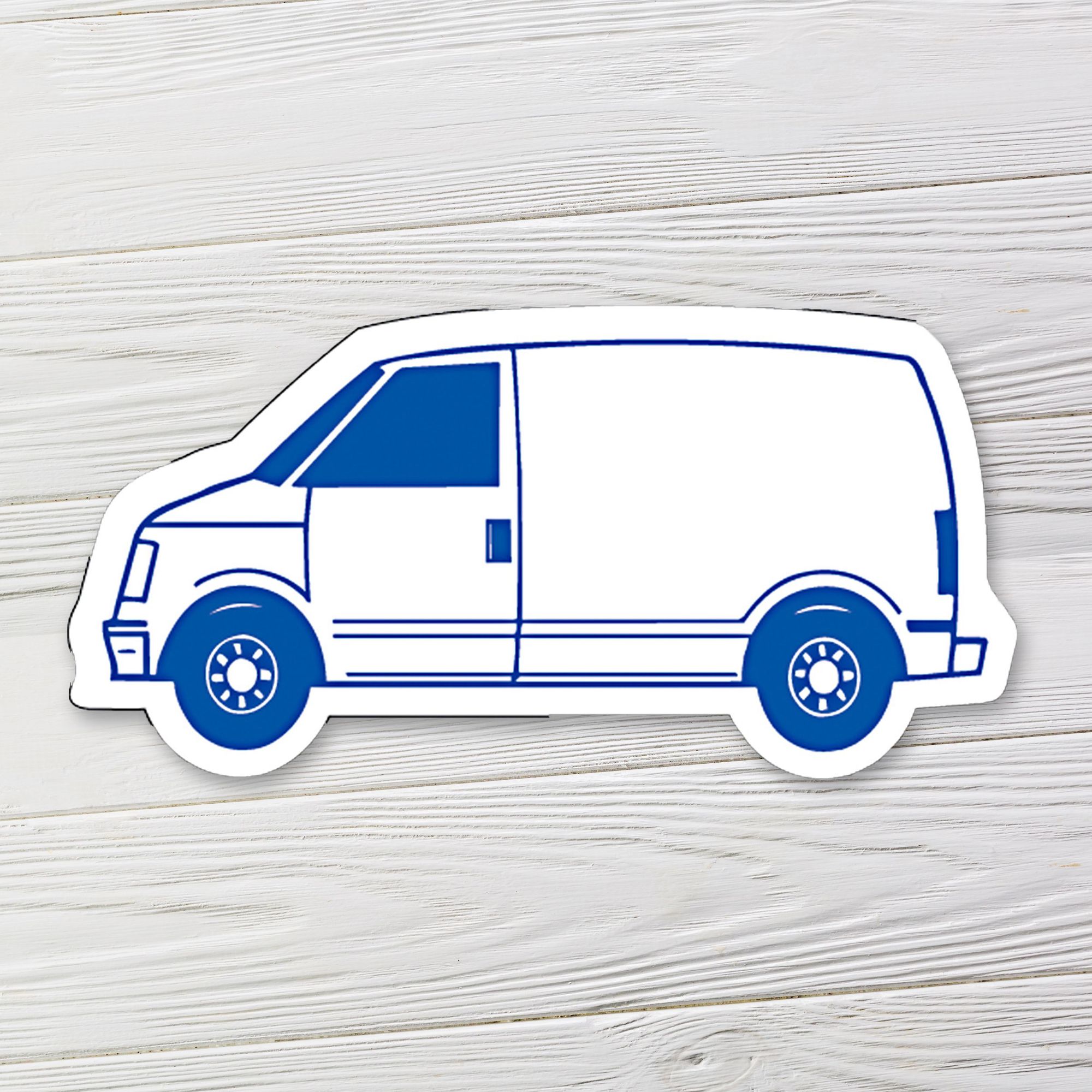 Magnet - Van Shaped Magnet (3.5"x1.75") (Transportation Shapes ...