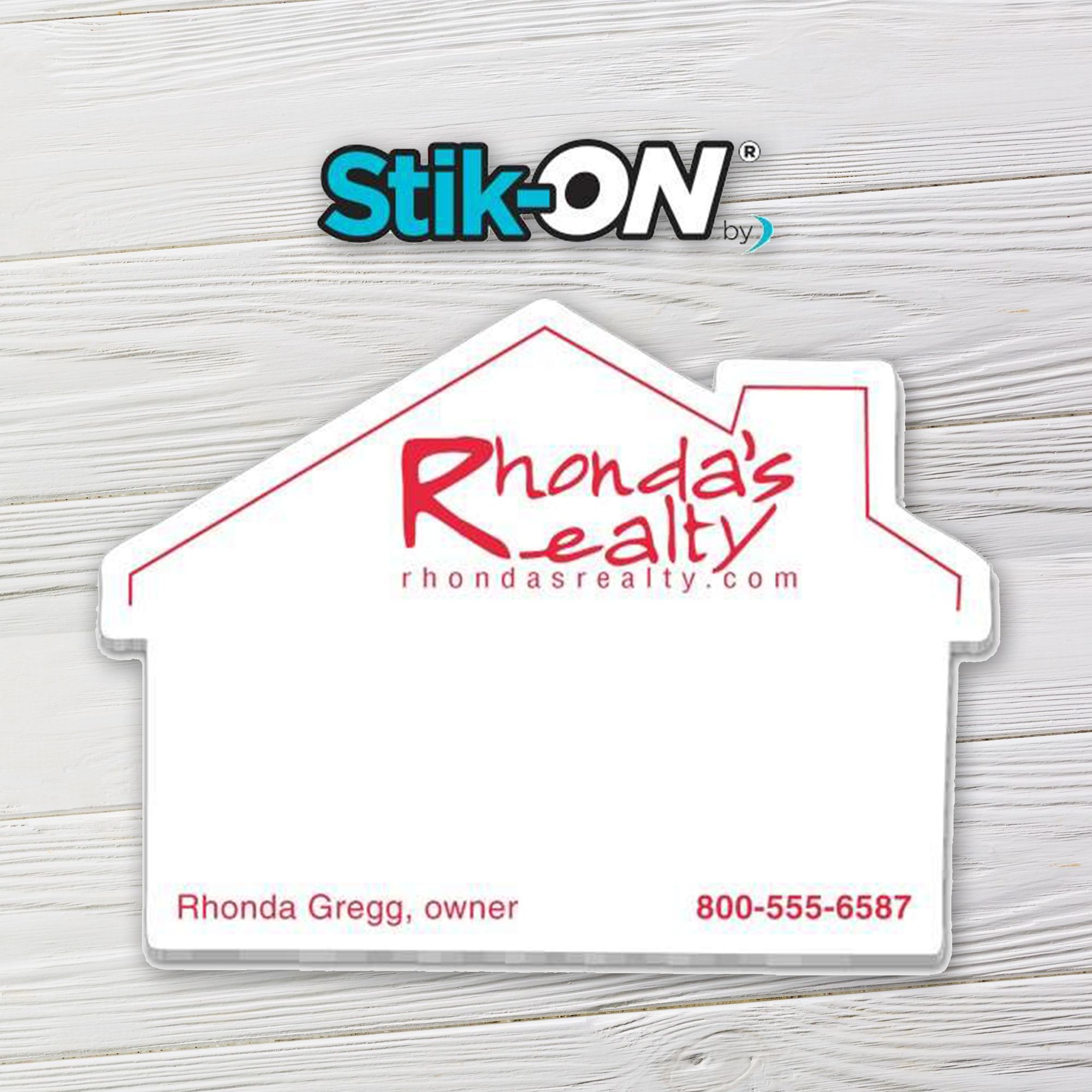 Stik-ON Shape Adhesive Notes - House (Adhesive Die Cut Notepads ...