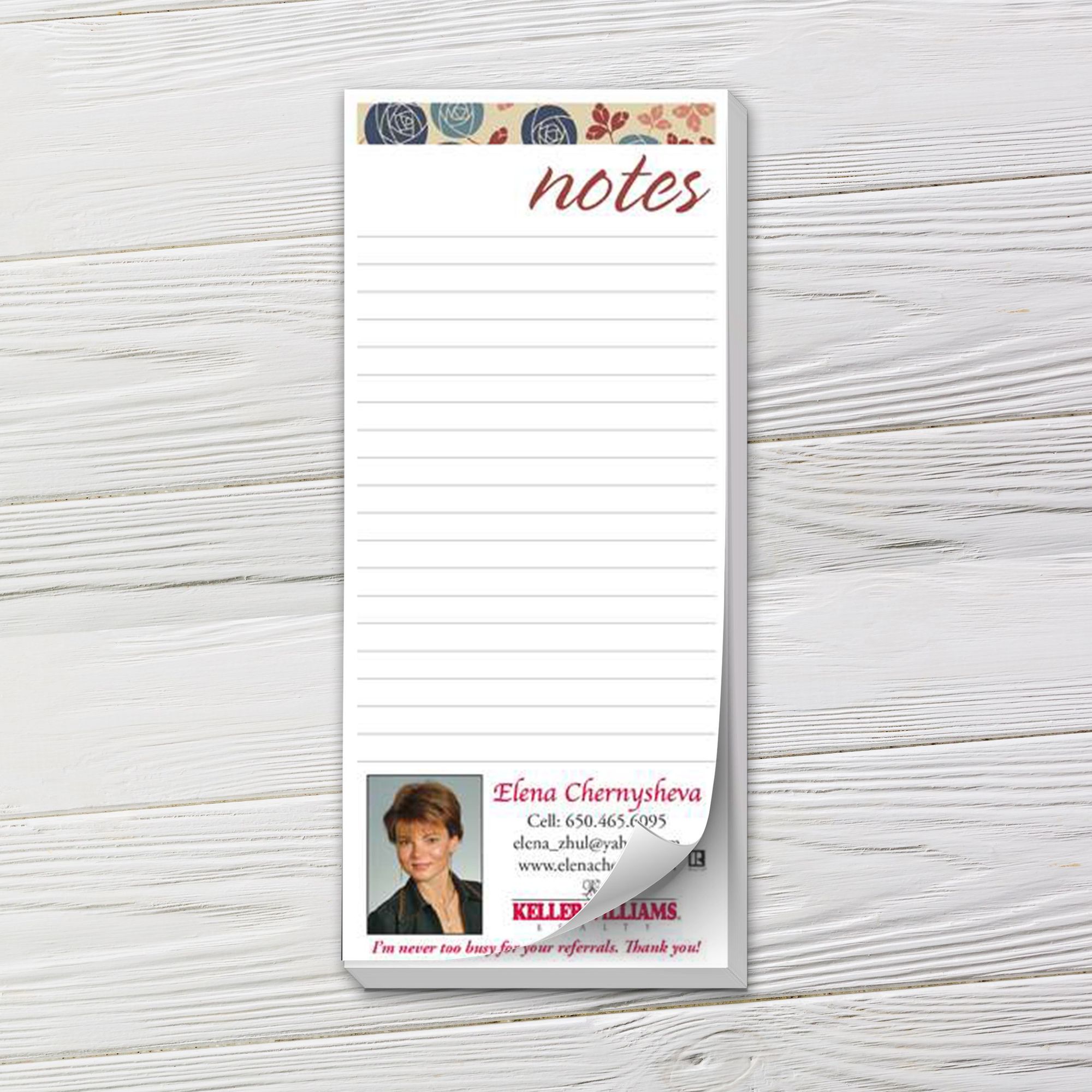 Whimsical Notes Custom Color Notepads | Captain Notepad