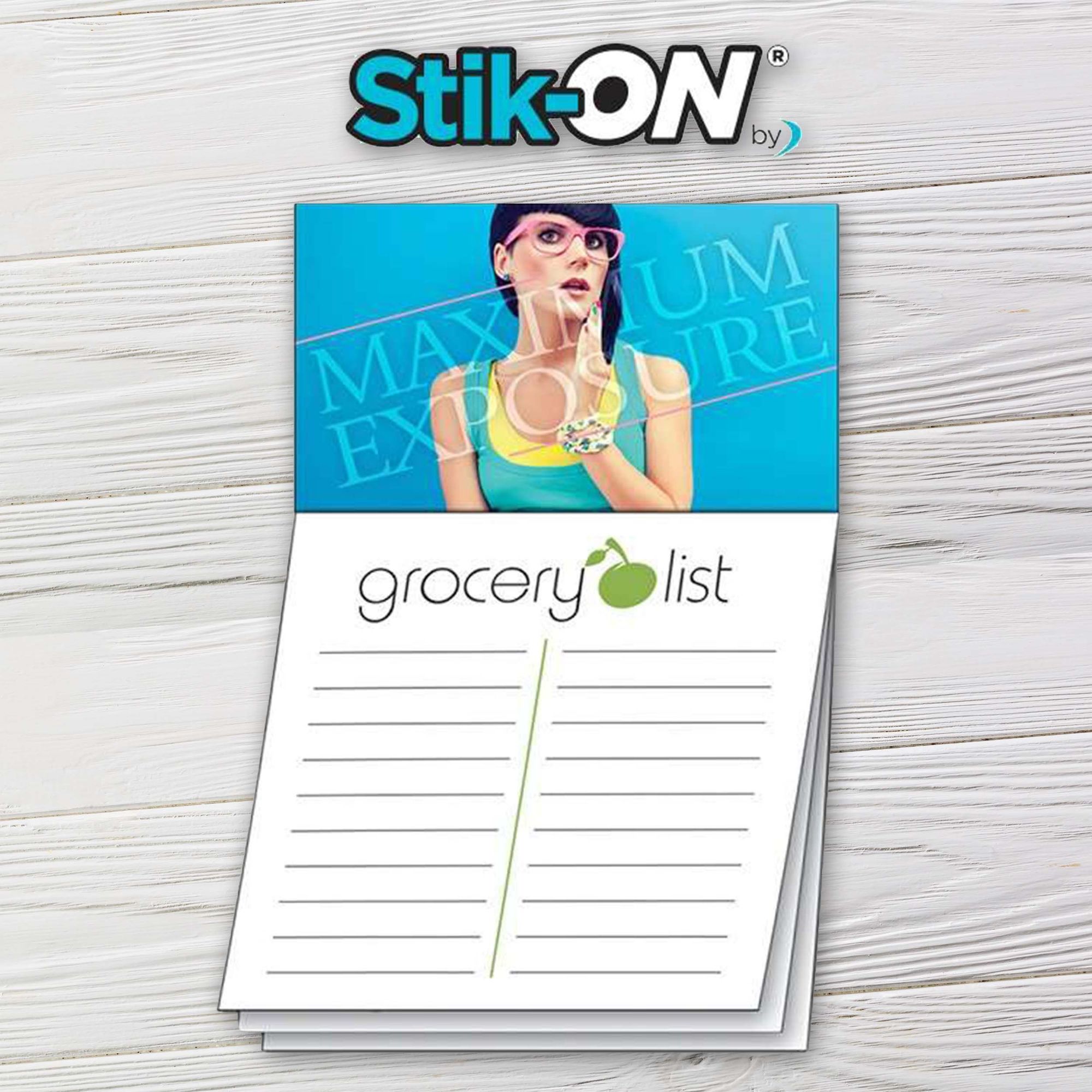 Magna-Note Business Card Magnet - Stock Grocery List Stik-ON(R ...