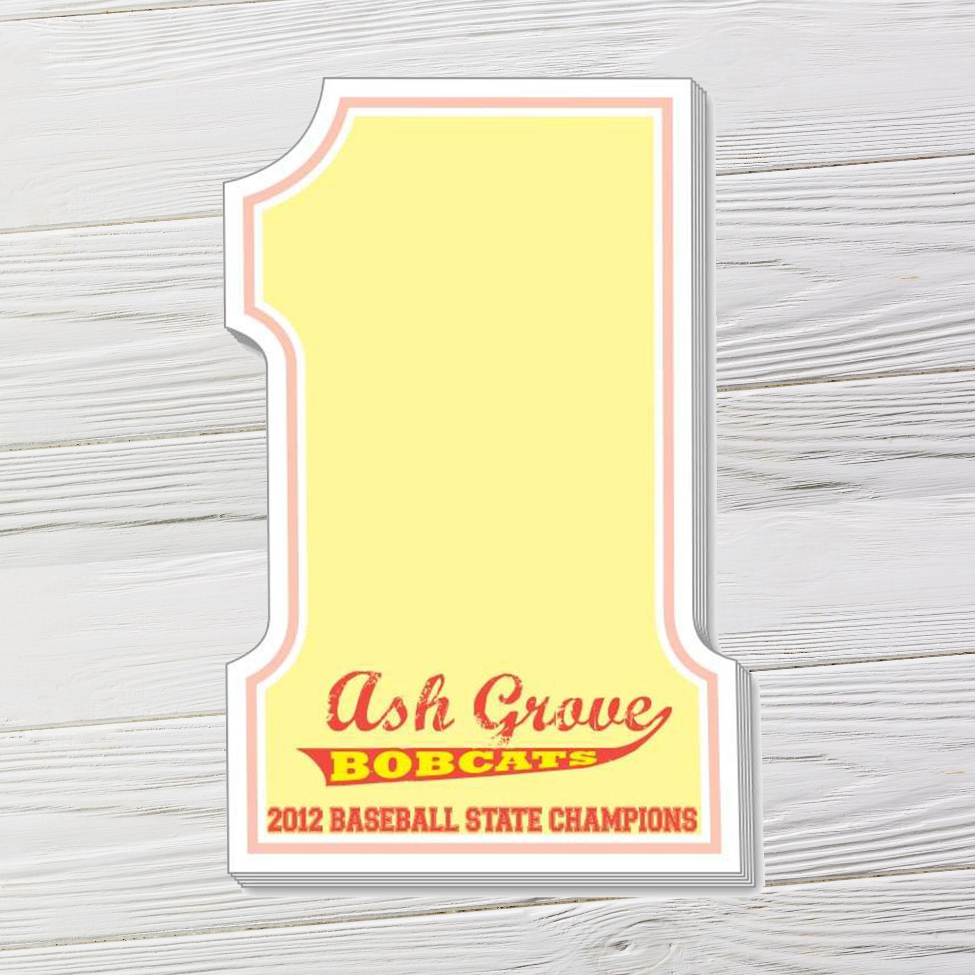 Custom Notepads: #1 Shaped Notepad | Captain Notepad Â®