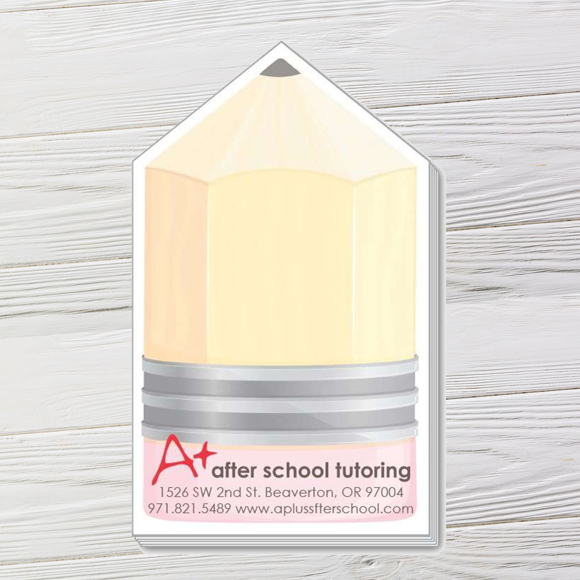 Stik-ON(R) Shape Adhesive Notes - Pencil (Adhesive Die Cut Notepads ...