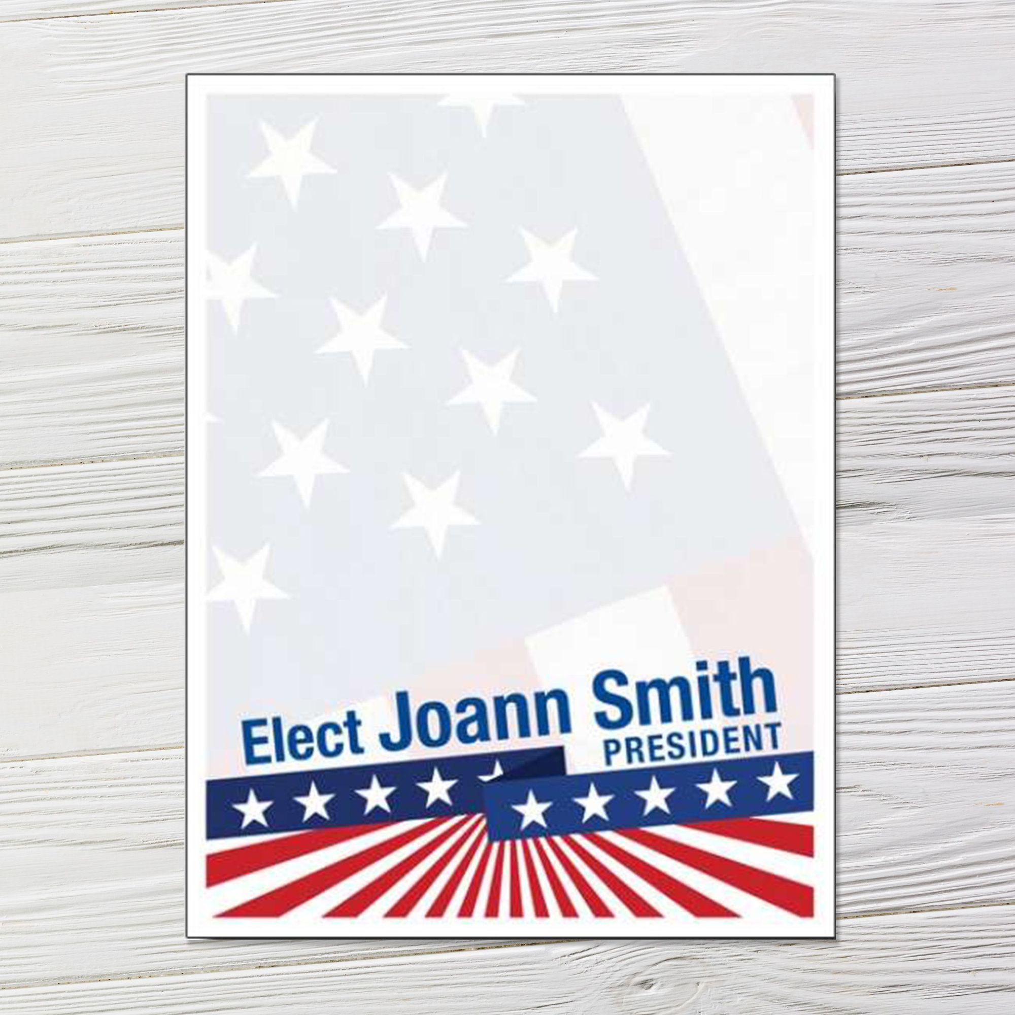 Custom Notepads for Political Campaign | Flag (Political Election ...