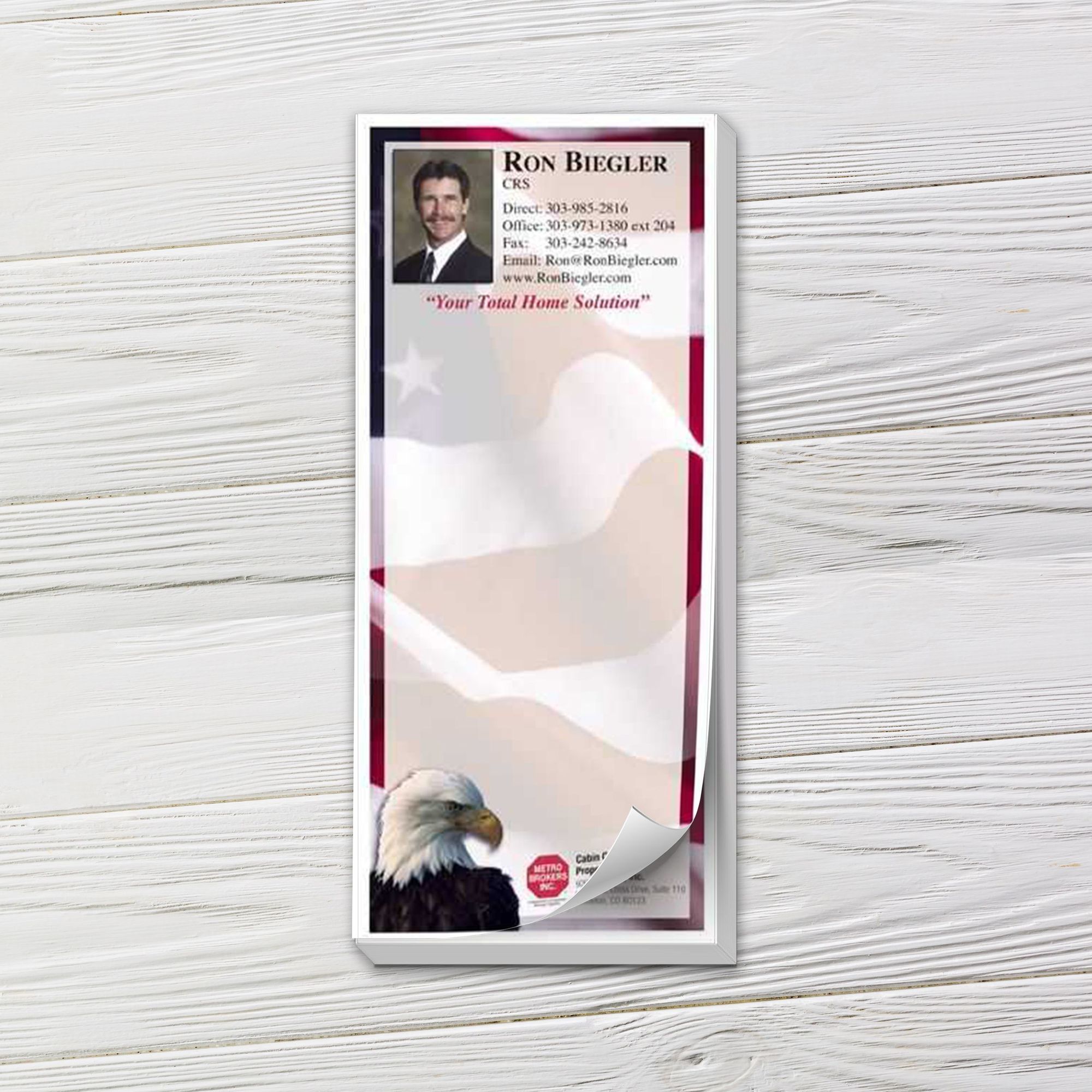 Custom Note Pads | Patriotic USA Eagle (Patriotic Theme) | Captain Notepad