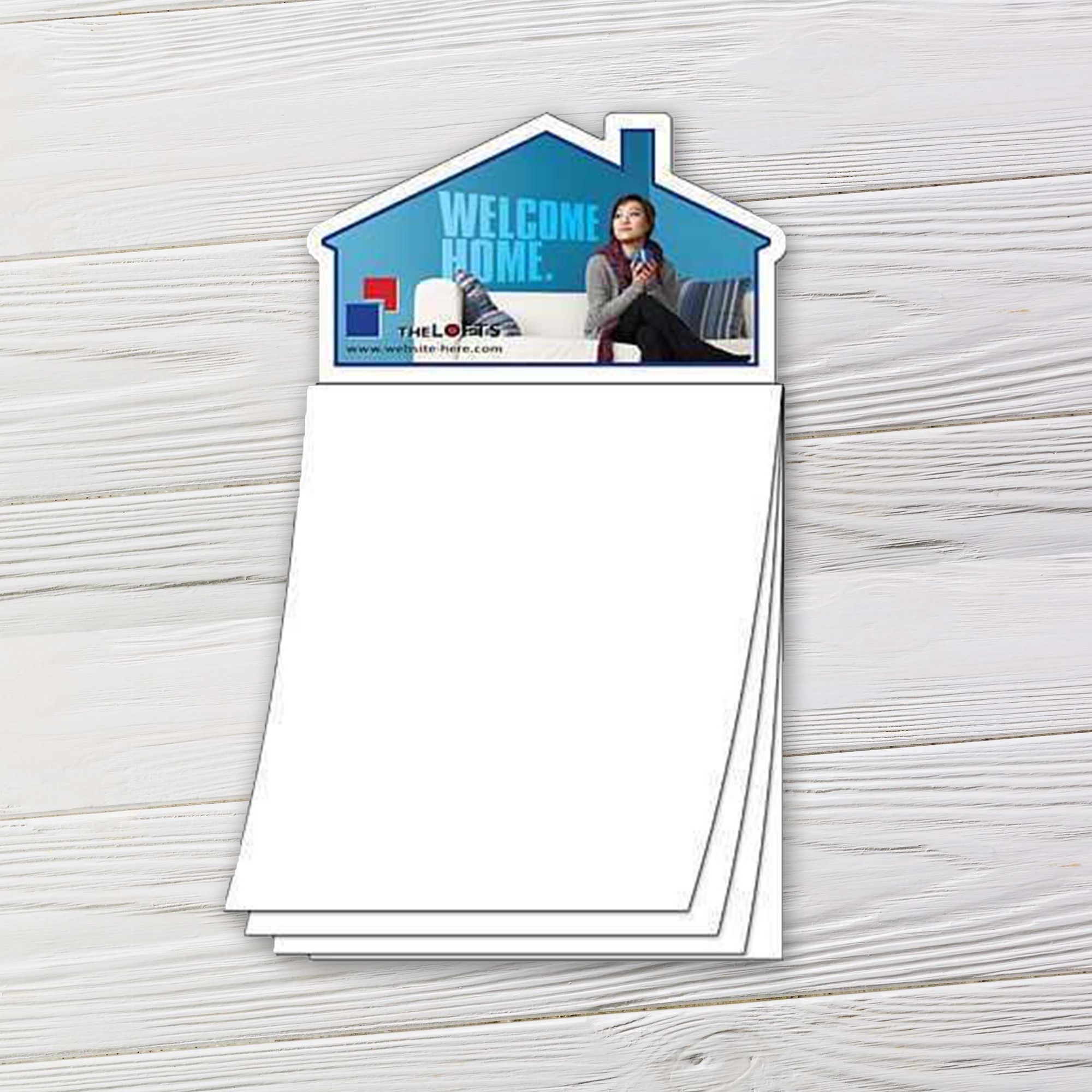 Magna-Pad House Shape Magnet - Stock Styles (3.5 x 6.25) (Customized ...