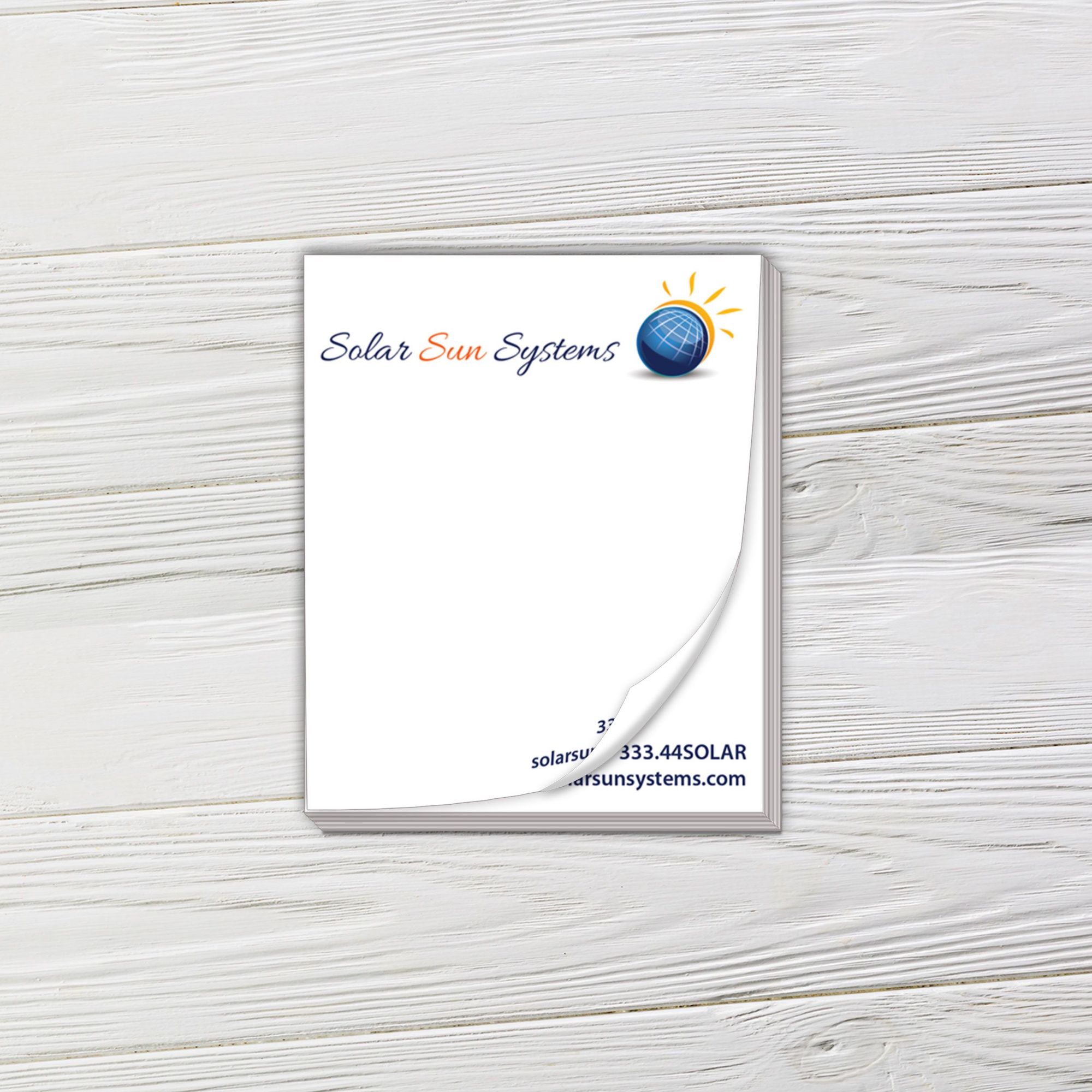 Custom Notepads: 3.5" x 4.25" | Captain Notepad