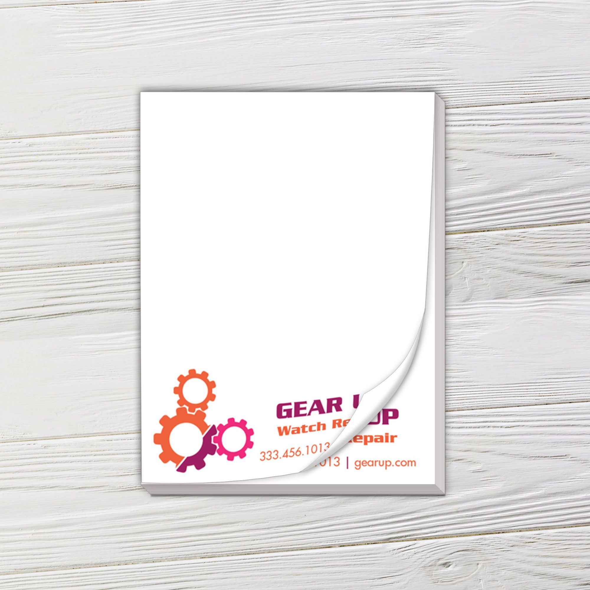 Custom Notepads: 3" x 4" | Captain Notepad