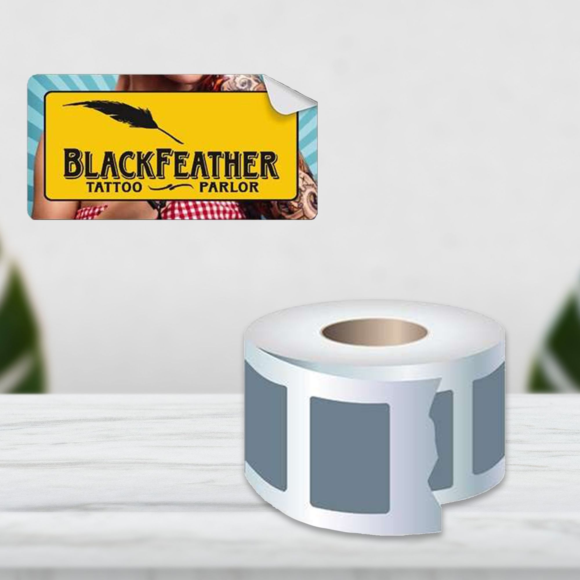 2 x 1 Rectangle Roll Labels | Full Color | Captain Notepad