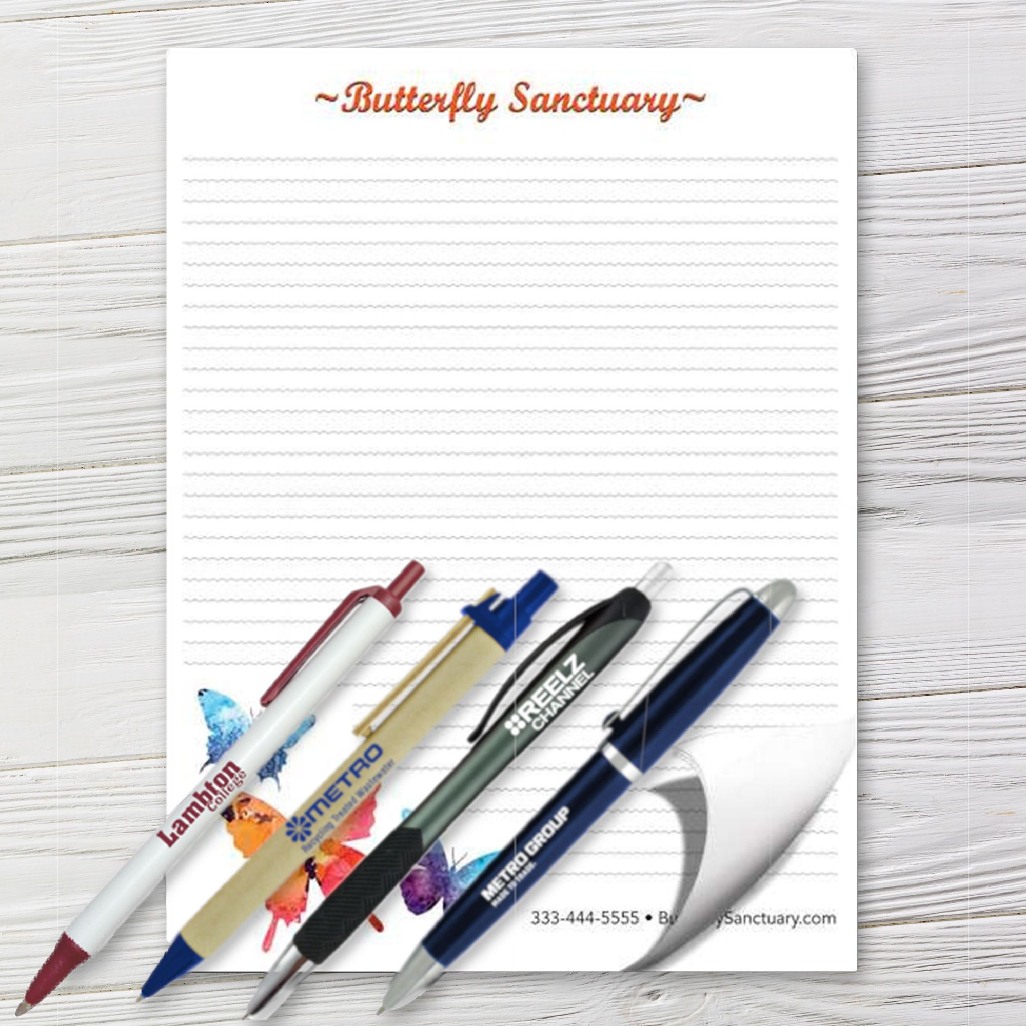 Large Banquet Room Notepad & Pen Combo| Captain Notepad Â®