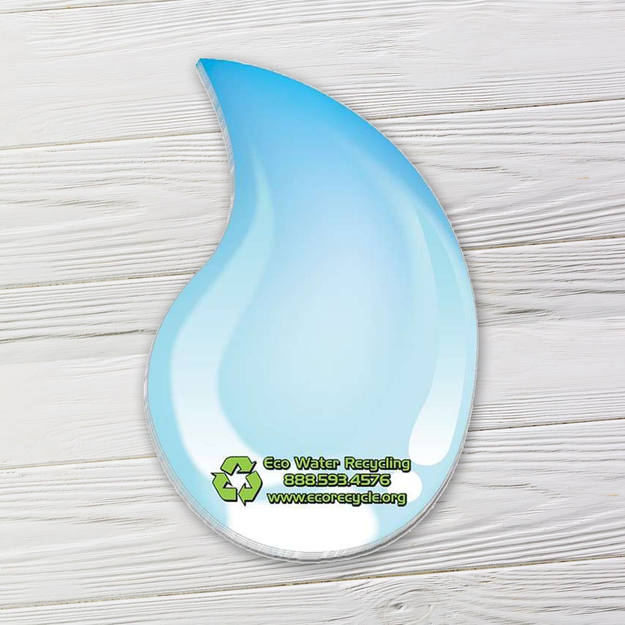 Stik-ON(R) Shape Adhesive Notes - Water Drop (Adhesive Die Cut Notepads ...