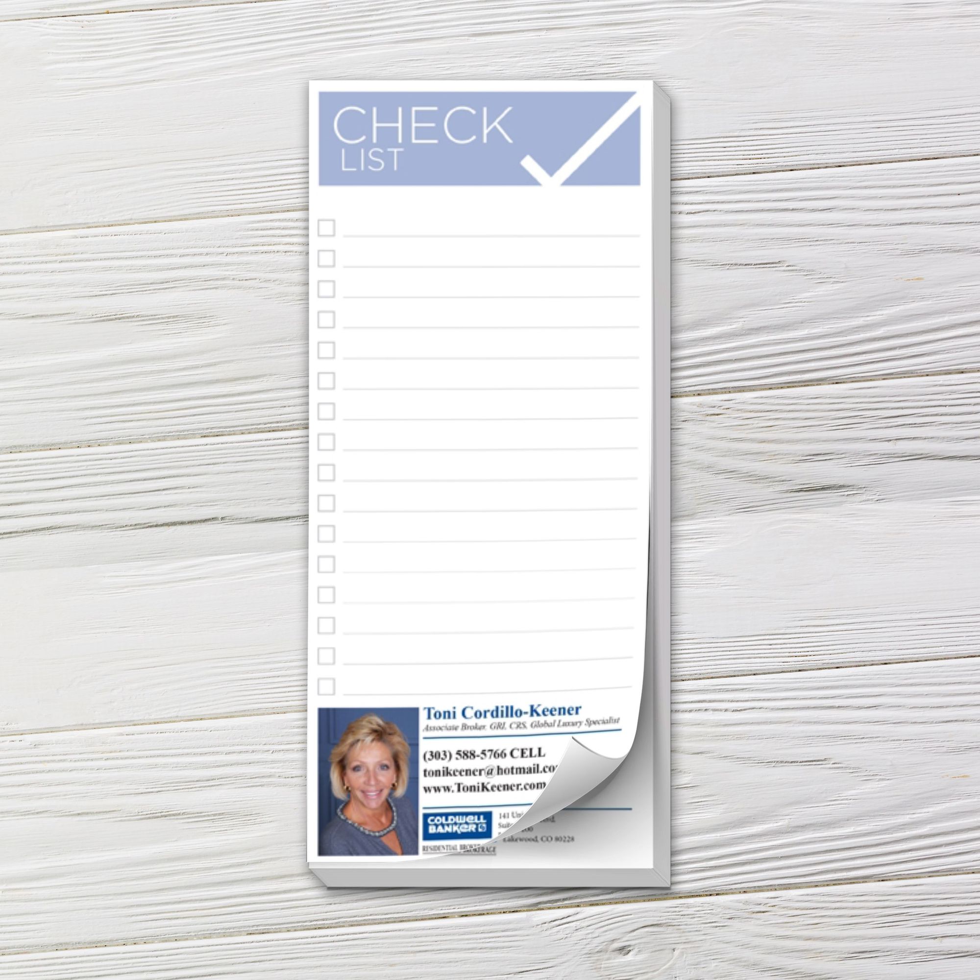 Full Color Notepads ‚ Checklist Design | Captain Notepad