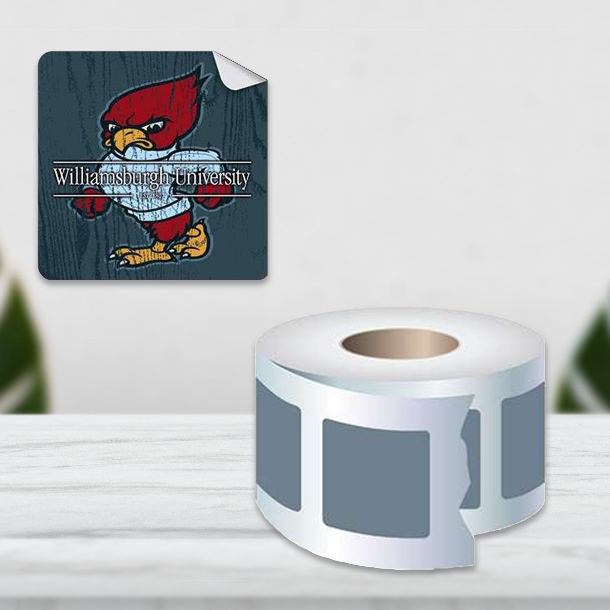 2 x 2 Square Roll Labels | Full Color | Captain Notepad