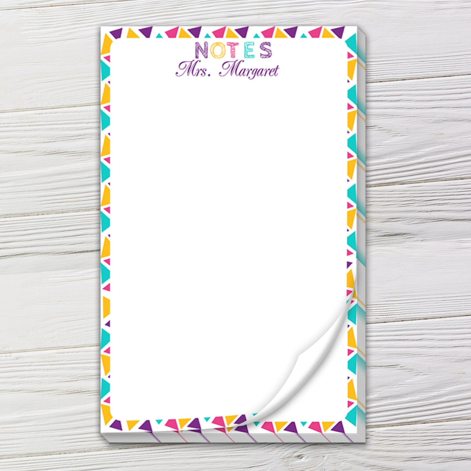Custom Notepads: 5" x 8" | Captain Notepad