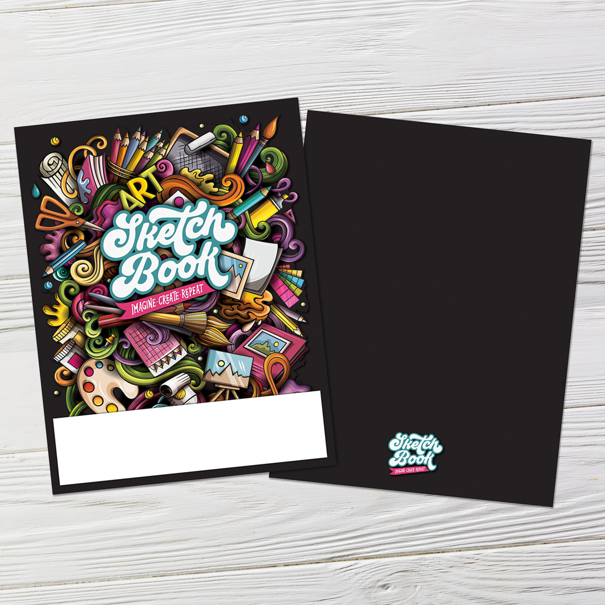 Custom Sketch Book – Promotional Drawing & Activity Giveaway | Captain ...