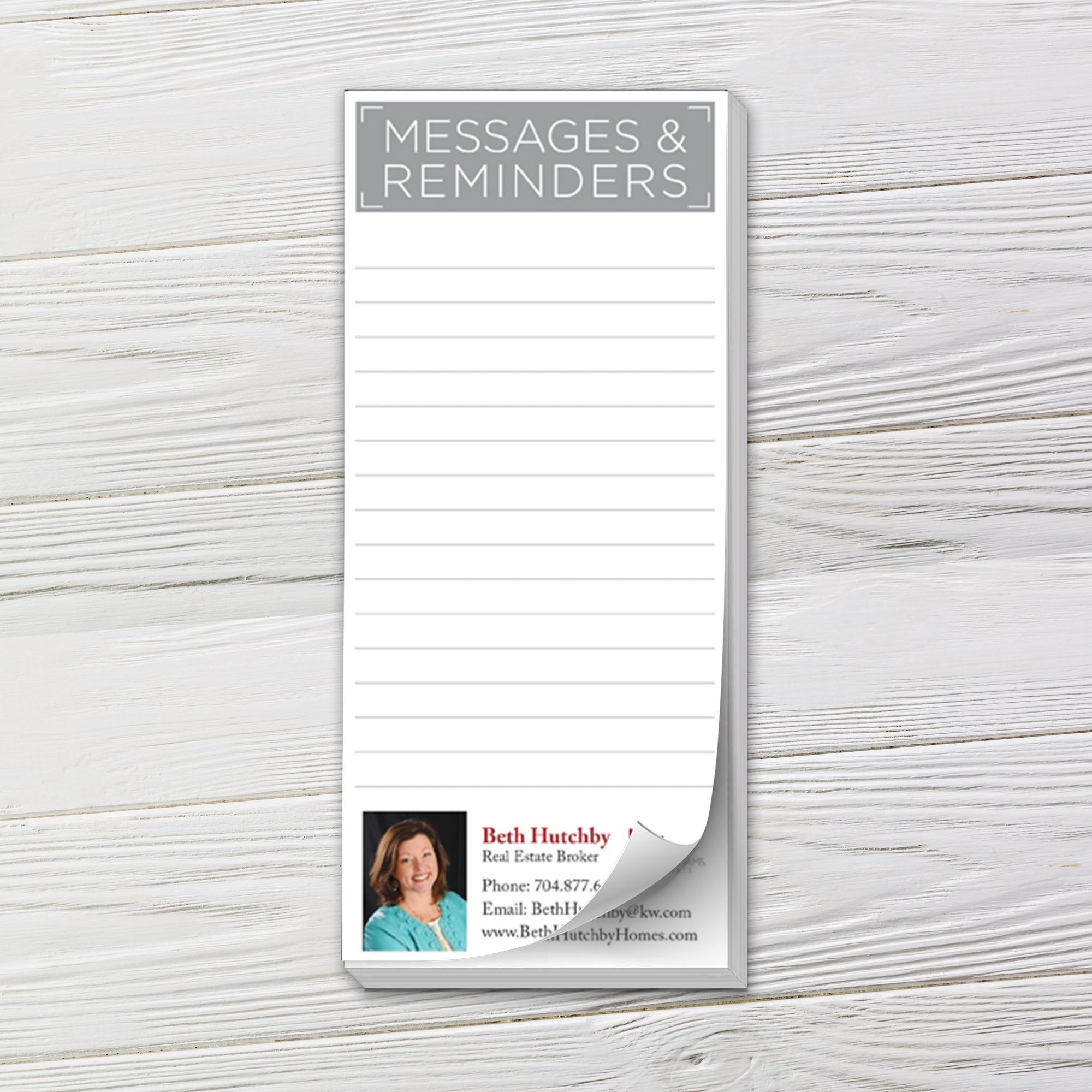 Full Color Notepads | Messages & Reminders | Captain Notepad
