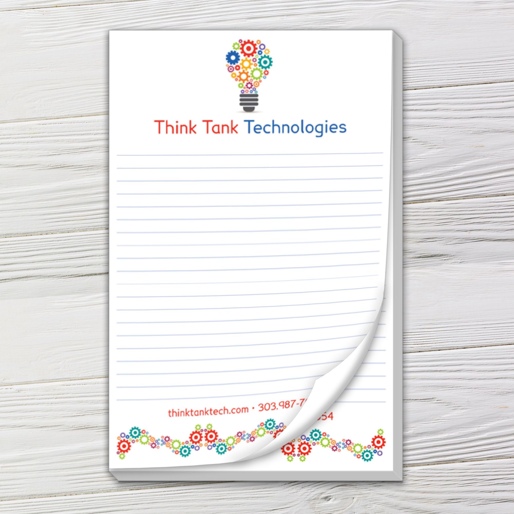 Custom Notepads: 5.5" x 8.5" | Captain Notepad
