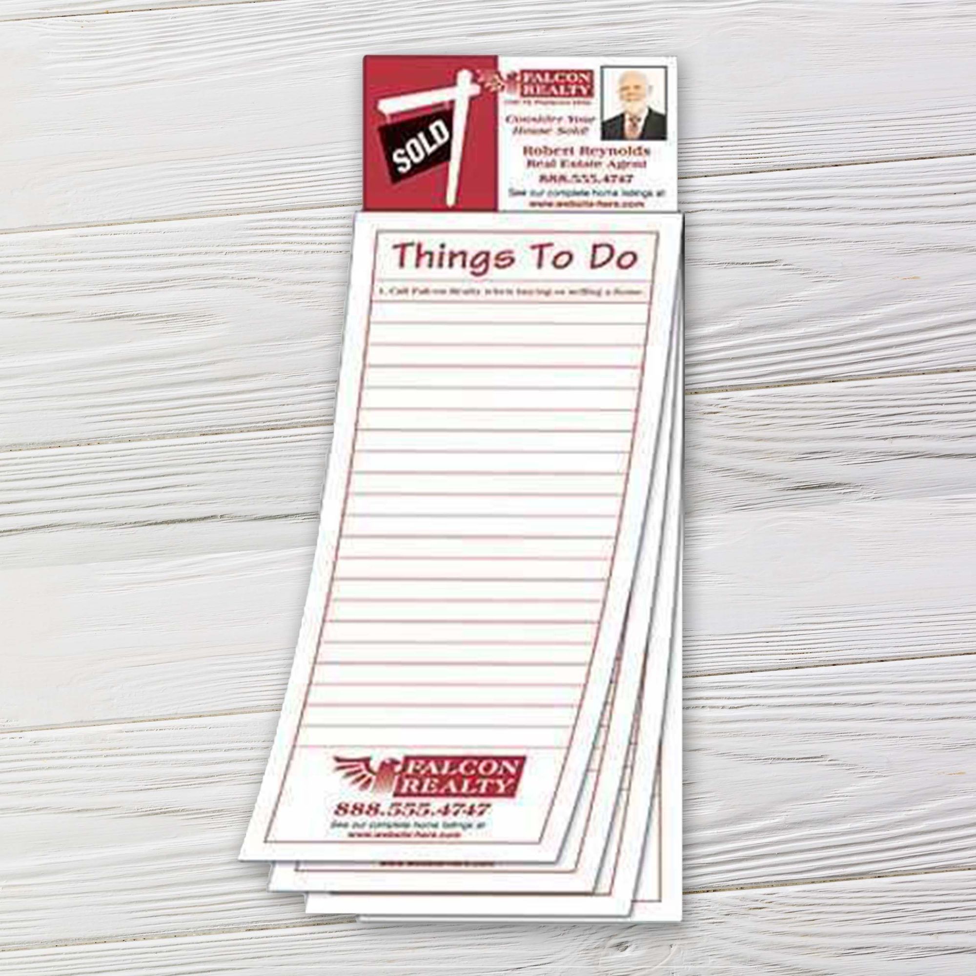 Magnetic Notepad ‚Business Card Notepad Combo | Captain Notepad