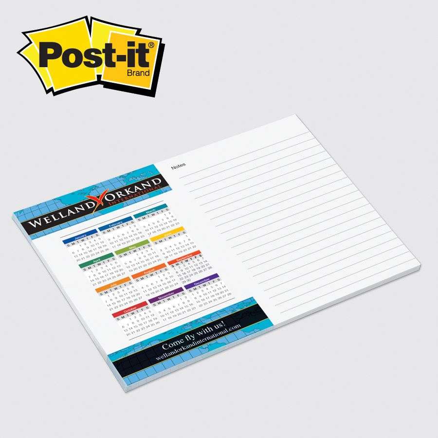 Post-it Notes | (6" x 8") (Post-It Brand Sticky Notes) | Captain Notepad