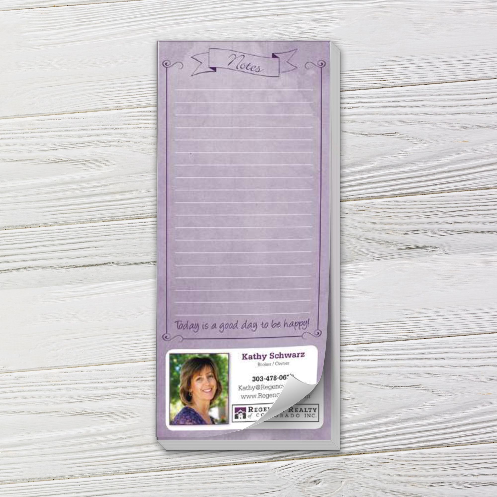 Happy Notes List Pad | Purple (Grocery List Notepads and To-Do Lists ...