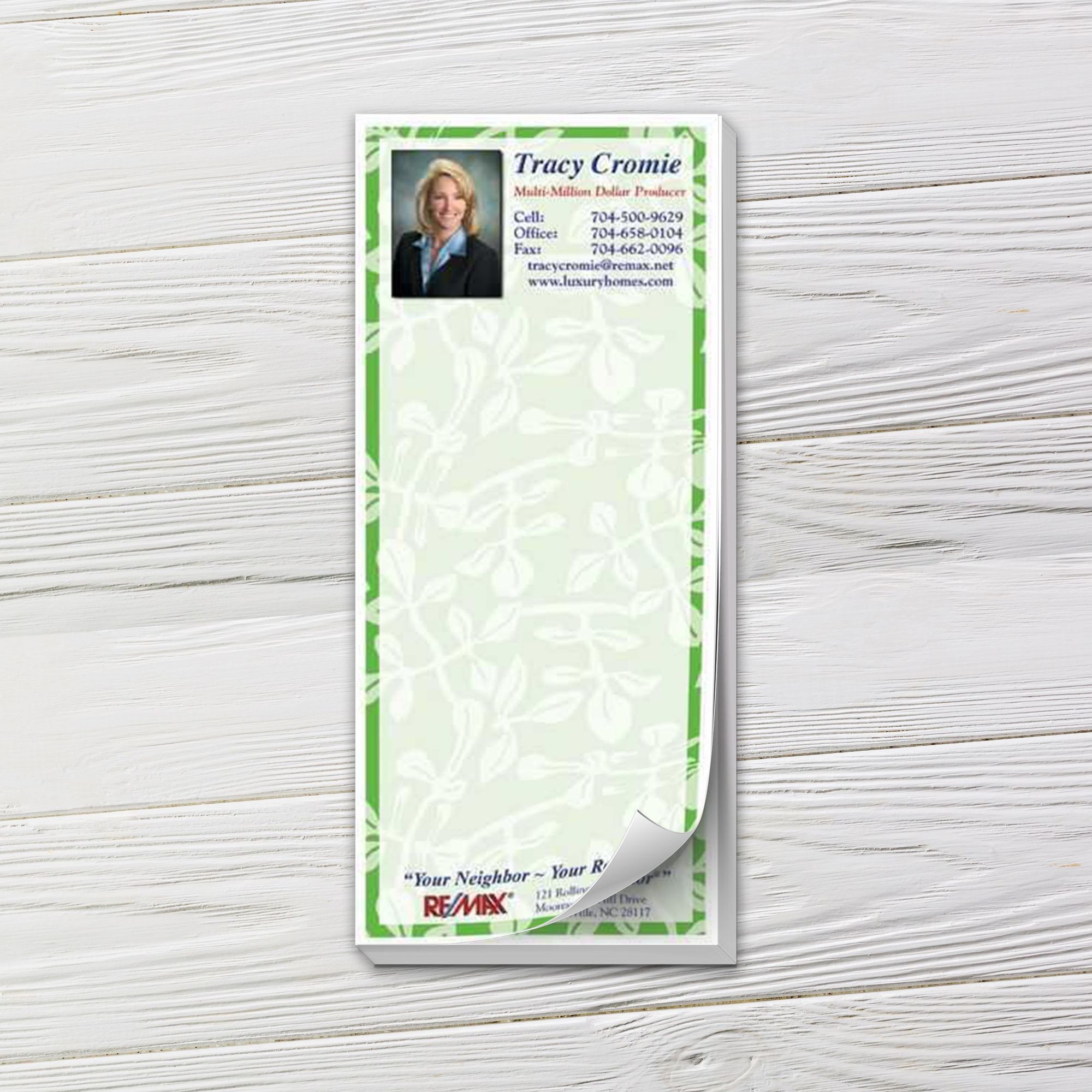 Color Notepad | Green Stationery Theme | Captain Notepad