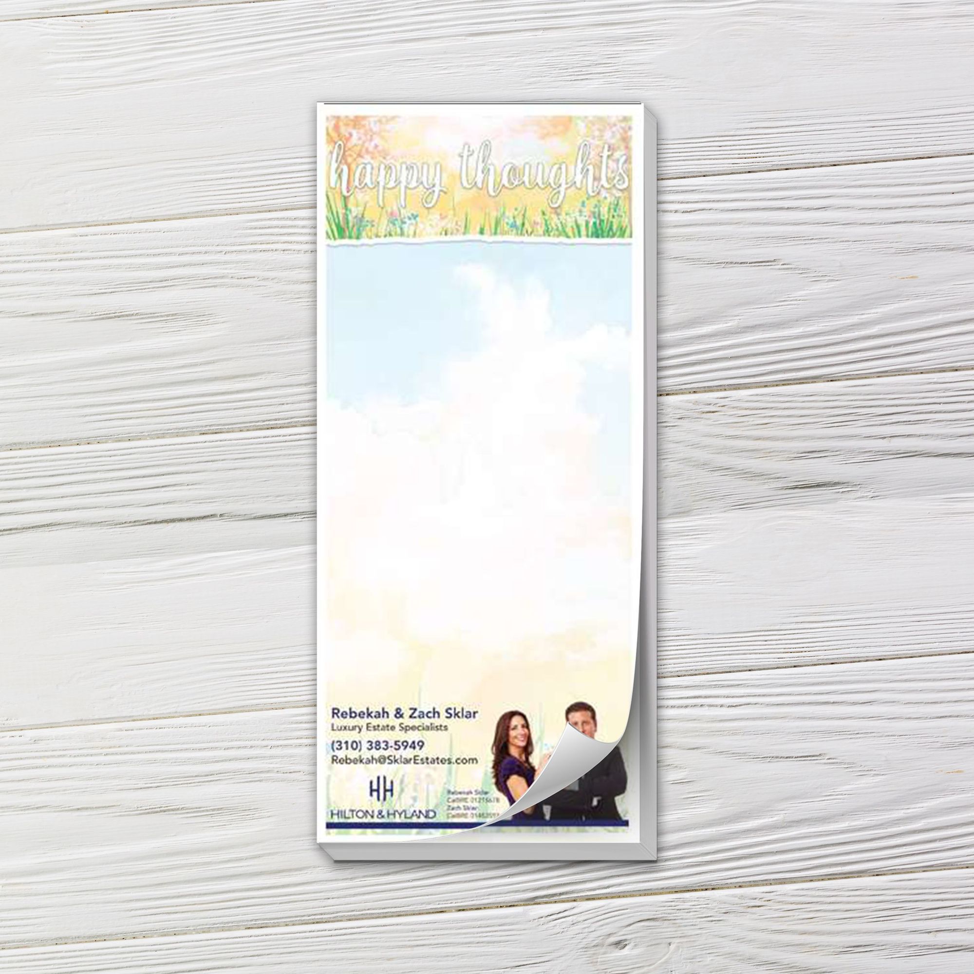 Full Color Notepads ‚ Happy Thoughts Edition | Captain Notepad