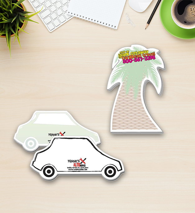 Adhesive Die Cut Notepads - Captain Notepad, Inc.