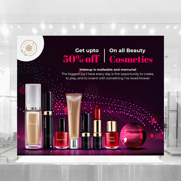 Blockout Vinyl Single Sided Banner - Captain Notepad, Inc.