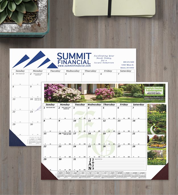 Custom Desk Calendars & Pads | Captain Notepad