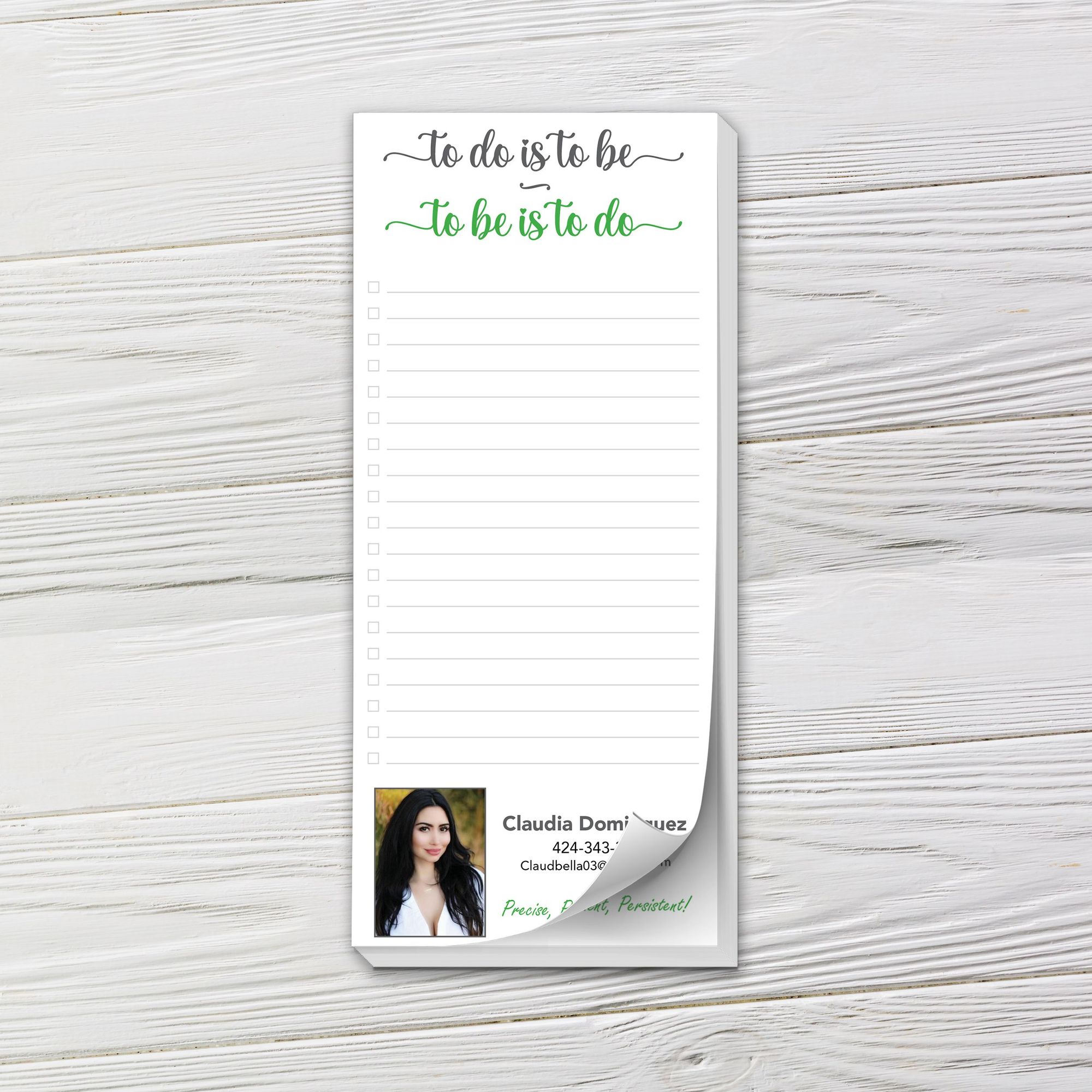 Custom Notepads |To Do Is To Be, To Be Is To Do