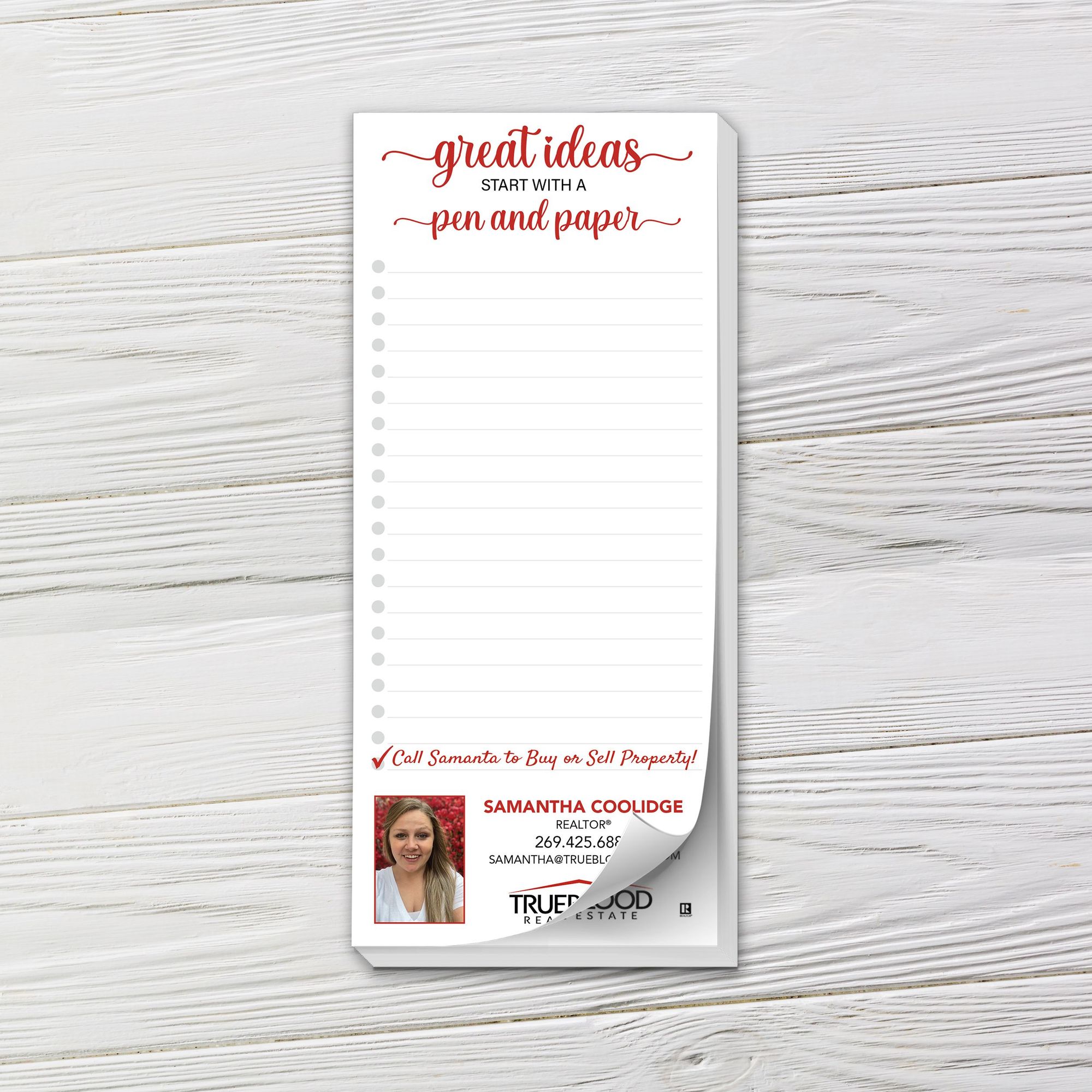 Custom Notepads ‚Great Ideas Start With a Pen and Paper | Captain Notepad