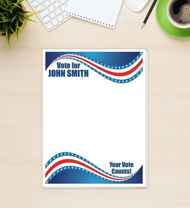 Political Election Notepads - Captain Notepad, Inc.
