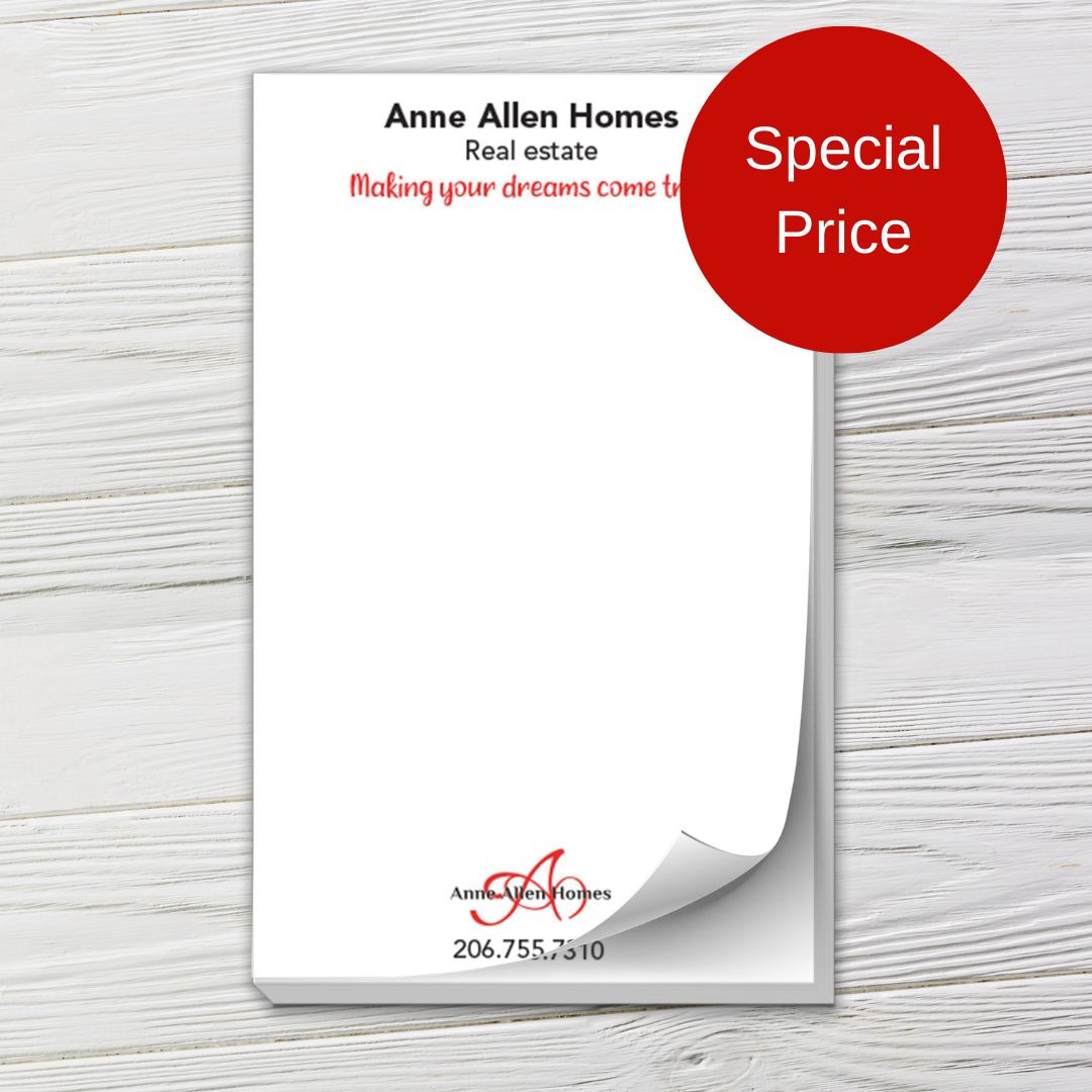 Custom Notepads - 5.25" x 8.5"| Captain Notepad