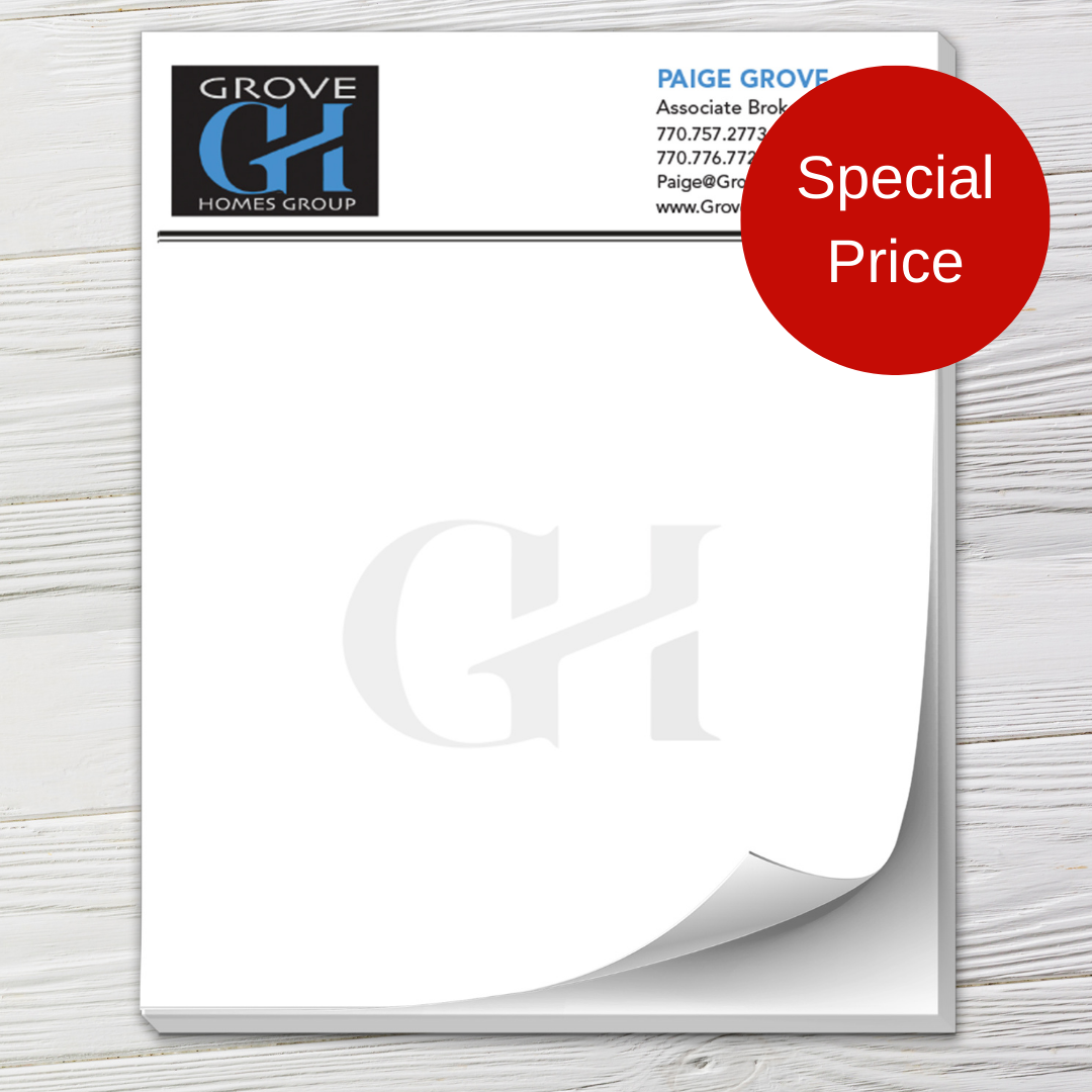 Custom Notepads: 8 ½" x 10½" | Captain Notepad