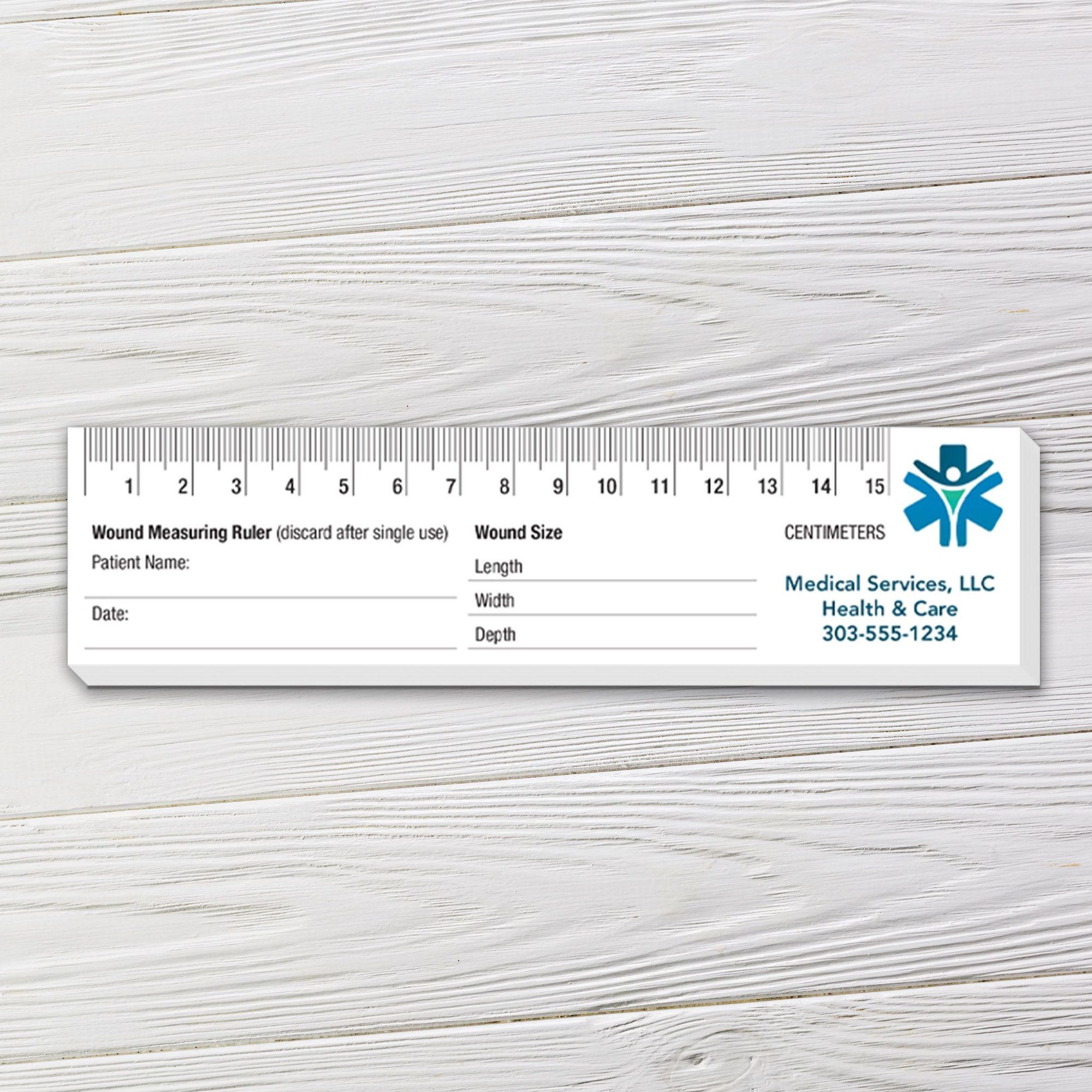 Wound Measuring Ruler Notepads | Captain Notepad