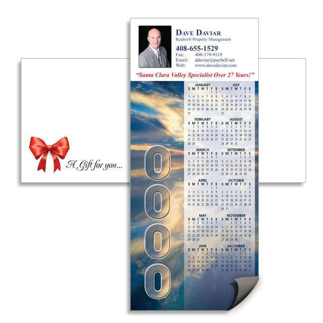 Magnetic Calendar w/ Envelopes (Super Slim Magnetic Calendars ...
