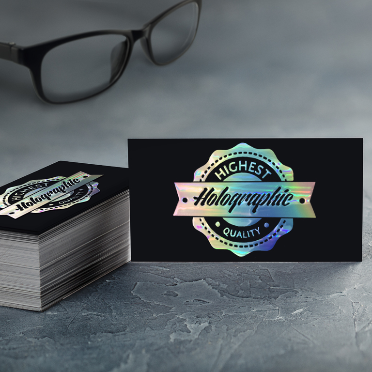 16-Point Matte Stock Business Cards ‚Raised Foil | Captain Notepad
